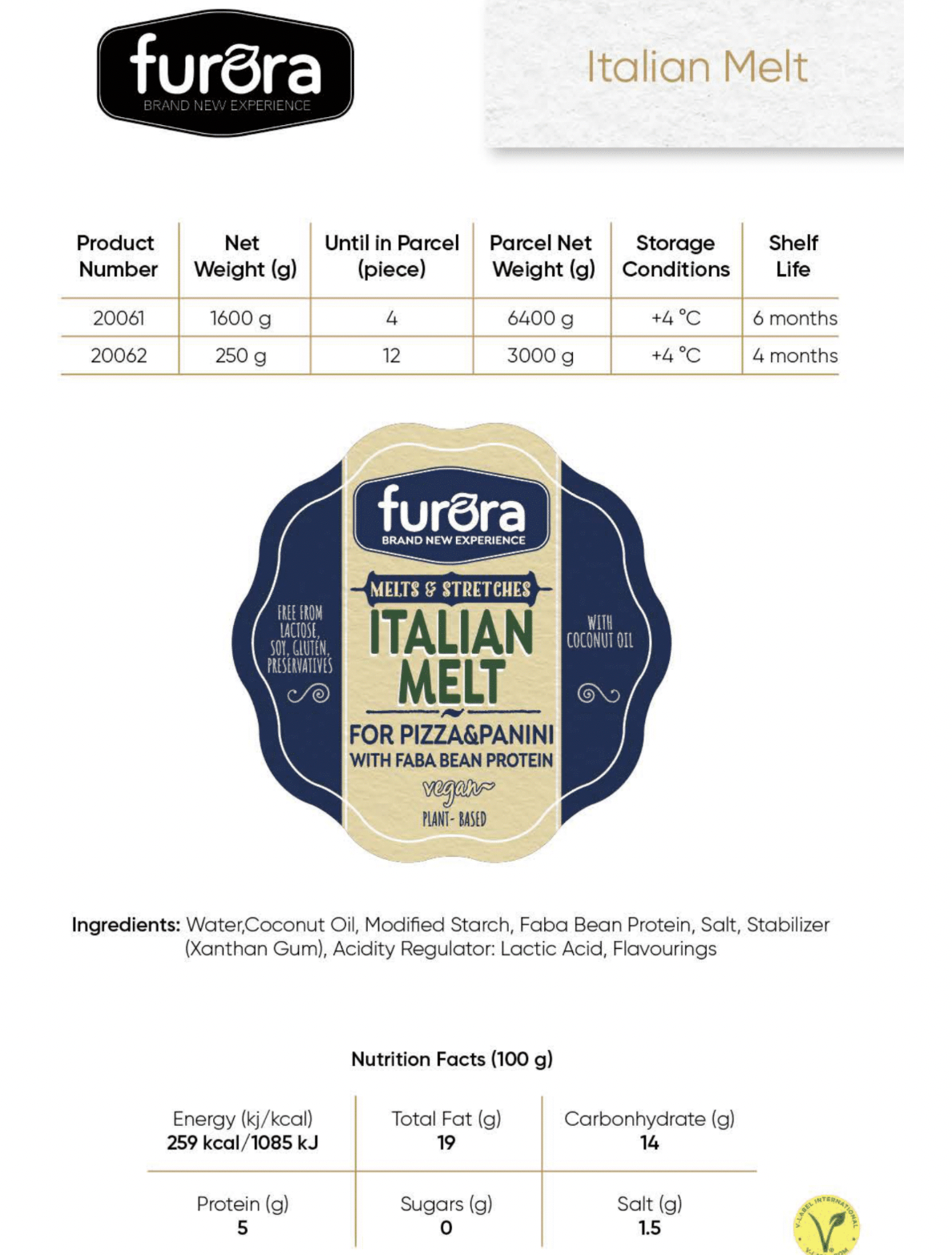 Vegan Pazaryeri. Vegan 1 ALANA 1 HEDİYE! Furora Italian Melt Vegan ...