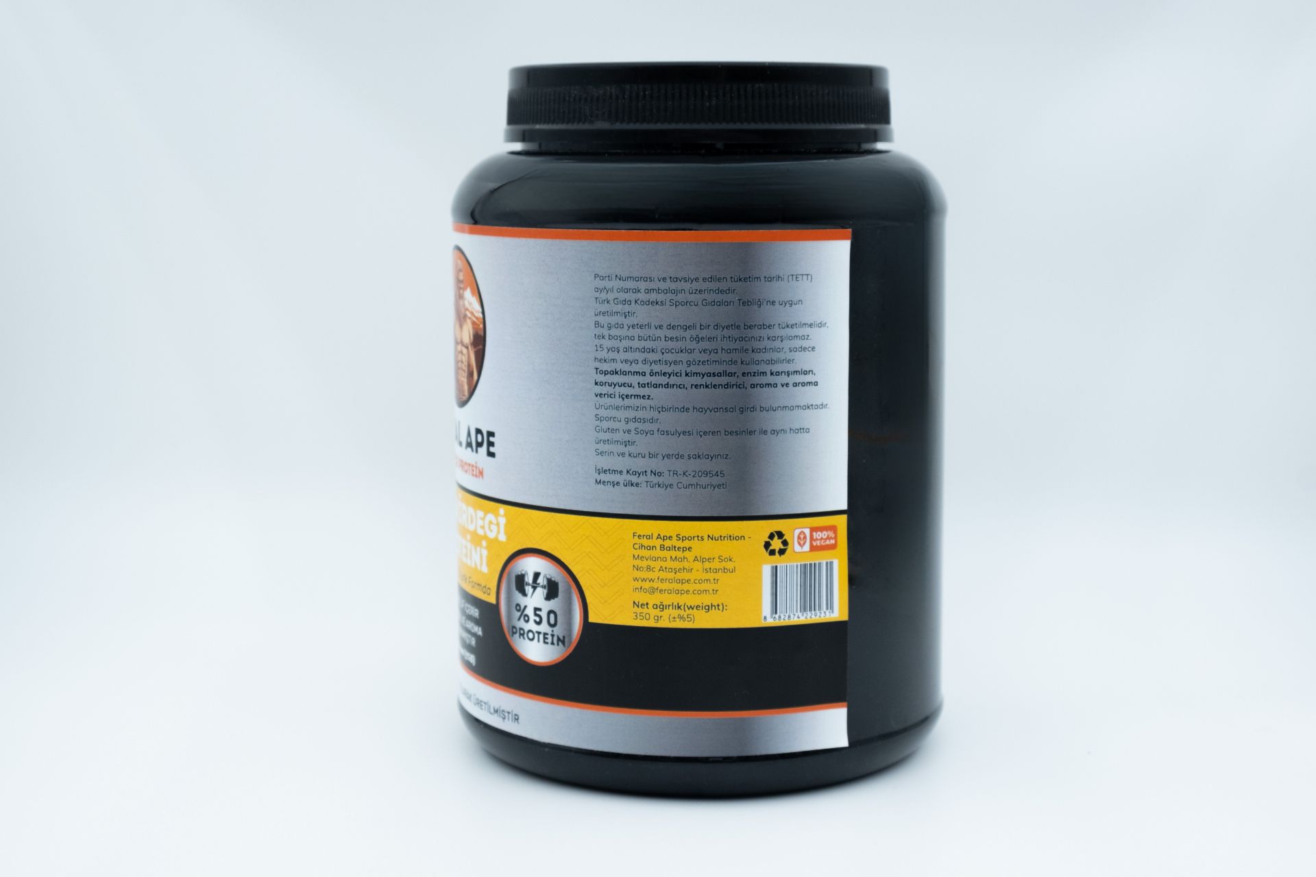 Vegan Pazaryeri. Vegan Feral Ape Ayçekirdeği Proteini (Chunk Formda) 350g